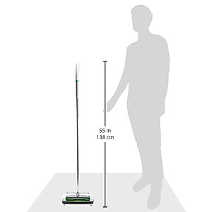 Scotch-Brite Quick Floor Sweeper for Hard Surface Floors and Low Pile Carpet, 7.5 Cleaning Path, Lightweight, No Refills to Buy
