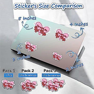 Miraki I'm Here For Red Flags Sticker, Book Lover Sticker, Reading Book Sticker, Book Nerd Sticker, Water Assitant Die-Cut Vinyl Booktok Decals for Laptop, Phone, Water Bottles, Kindle Sticker