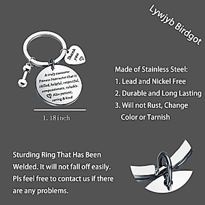 Lywjyb Birdgot Fitness Trainer Gift Thank You Gift for Fitness Instructor Workout Jewelry (Fitness Instructor ke)