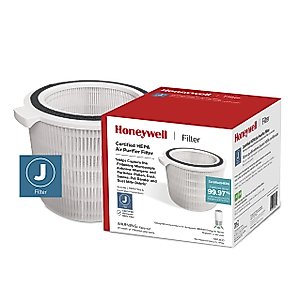 Honeywell HEPA Air Purifier Filter. Air Filter for Airborne Allergens, Wildfire, Smoke, Dust, Pet Dander, Pollen & More. 1- Pack J HEPA Filter for Honeywell HP1830 Air Purifiers, HRFJ830