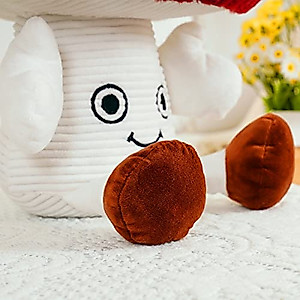 Ichesun Creative Vivid 3D Mushroom Pillow Gift Plush Throw Pillow (15.7" (Medium Size))