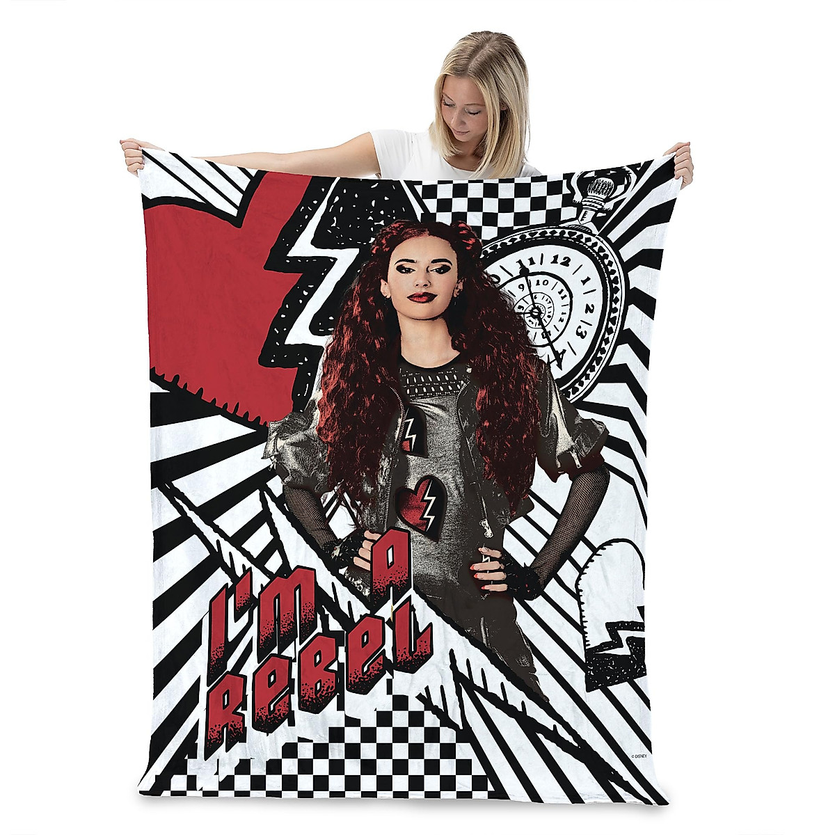 Disney Descend 4 Silk Touch Throw, Rebel, 50 x 60 inches