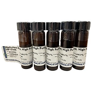 Methylene Blue Powder - USP Grade, 99+% - 3rd Party Tested - 5 Gram