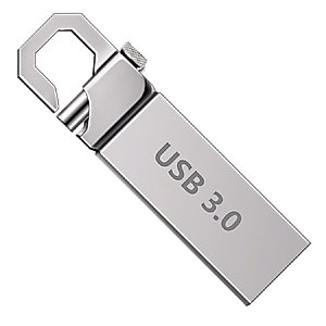 512GB Silver Metal USB Flash Drive, USB Thumb Drives Bulk Memory Stick Drive Pen Drive Drive for Data Storage (512GB)
