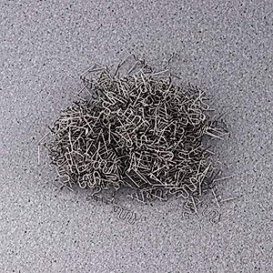 Wakauto 500pcs Welding Rods Hot Staple Repair Machine Plastic Welding Hot Stapler Car Auto Bumper Repair Pre Cut Wave Staples 0.6mm