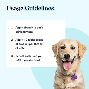 Pawfy Dog Breath Freshener with Advanced Dental Care Formula | Dog Teeth Cleaning & Mouthwash | Fix Stinky Dog Breath with Dog Water Additive | Canine Plaque and Tartar Remover for Dogs.