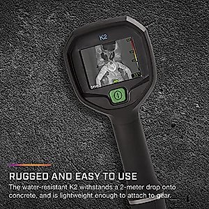 FLIR K2 Compact Thermal Imaging Camera with MSX, Multi-Spectral Dynamic Imaging, Operability in Temperatures Up to 500°F, for Firefighters