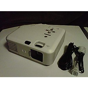 HP vp6320 Digital Multimedia DLP Projector w/DVI, VGA, USB & Speaker - 1024x768, 2000 Lumens - 30" to 270" Display! (Renewed)