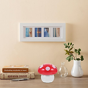 Tofficu Mushroom Waste Bin Organizer for Home Office Countertop Mushroom Decor Trash Can Decorative Garbage Bin Home Accessory