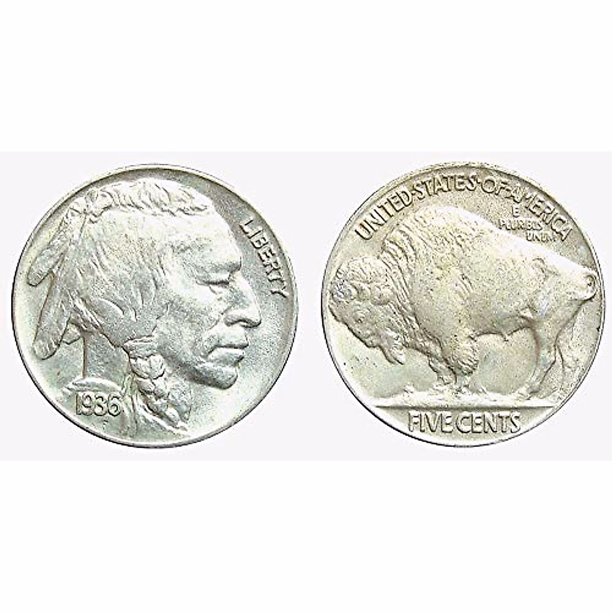 1936 Various Mint Marks CIRCULATED BUFFALO (INDIAN HEAD) NICKEL w CLEAR DATE! HISTORIC COIN, BEST PRICE! 5c F-VF