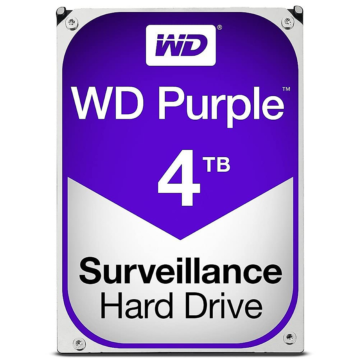 WD Purple 4TB Surveillance Hard Disk Drive - 5400 RPM Class SATA 6 Gb/s 64MB Cache 3.5 Inch - WD40PURX [Old Version]