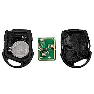 Beefunny 3 Button Remote Car Key Fob 433MHz 4D60 Chip for Ford Fiesta 2011-2013 Uncut HU101 Blade (1)