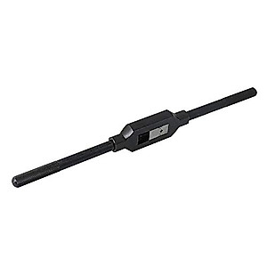 CNBTR Adjustable Metal Tap Handle Reamer Wrench with 1/4"-3/4" Adjustment 13mm Rod Dia for Screw Tapping and Repair