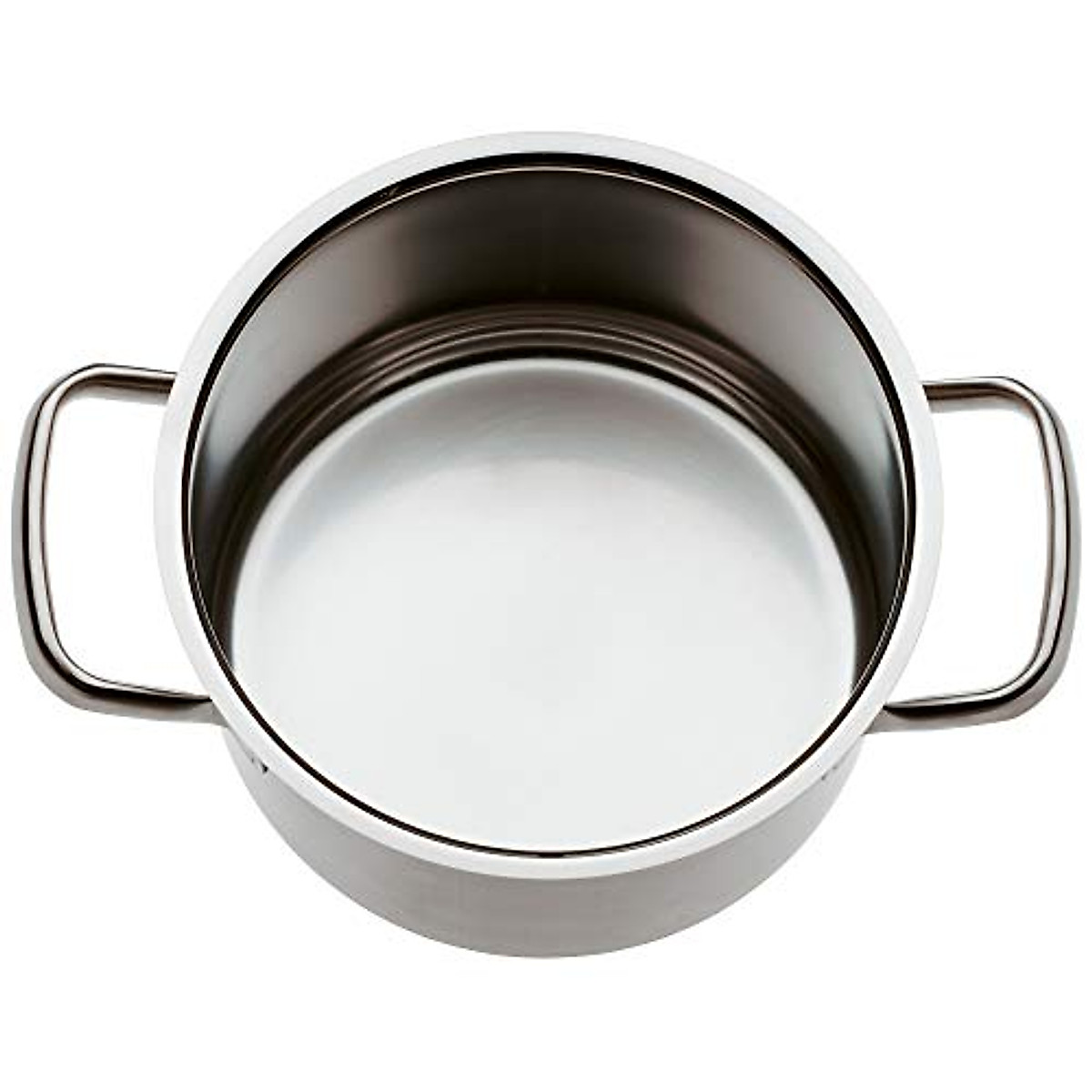 WMF Pot Set 5-Piece Gourmet Plus Inside Scale Steam Vent Made in Germany Hollow Handles Metal Lid Cromargan® Stainless Steel Suitable for Induction Hobs Dishwasher-Safe