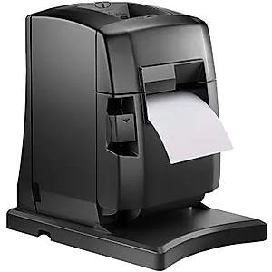 Star Micronics TSP654IISKE Ethernet (LAN) Liner Free Thermal Printer for Sticky Paper with Cutter and External Power Supply - Gray