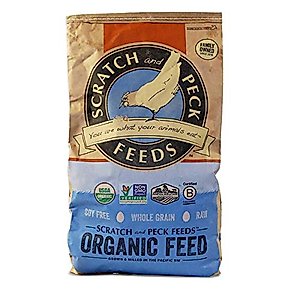Scratch and Peck Feeds Premium Organic Turkey Grower with Corn - 40-lbs - Non-GMO Project Verified and Certified Organic