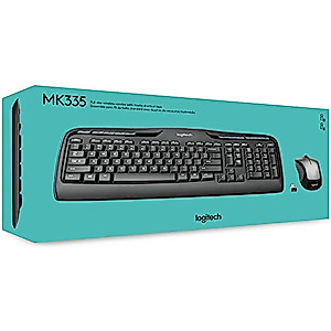 Logitech MK335 Wireless Keyboard and Mouse Combo - Black/Silver