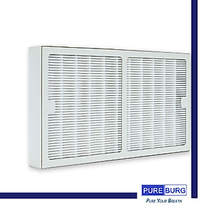 PUREBURG IAF-H-100C True HEPA Replacement Filter Compatible with Idylis IAF-H-100C IAP-10-200 IAP-10-280 Air Purifiers, H13 Activated Carbon Air Clean Dust VOCs Odor