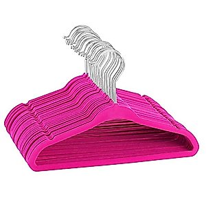 BVENGU Kids Velvet Non-Slip Clothes Hangers 10pcs