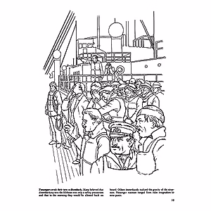 The Titanic Coloring Book (Dover World History Coloring Books)