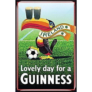 Vintage Style Ireland Lovely Day for a Guinness Home Wall Decor Metal Tin Sign for Home Kitchen Bar Club Pub Restaurant 12x8inch