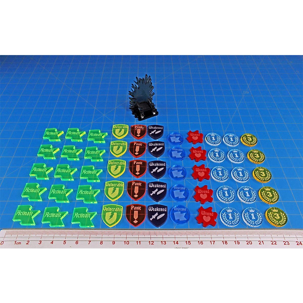 LITKO Token Upgrade Set Compatible with Ice & Fire Tabletop Miniatures Game, Multi-Color (56)