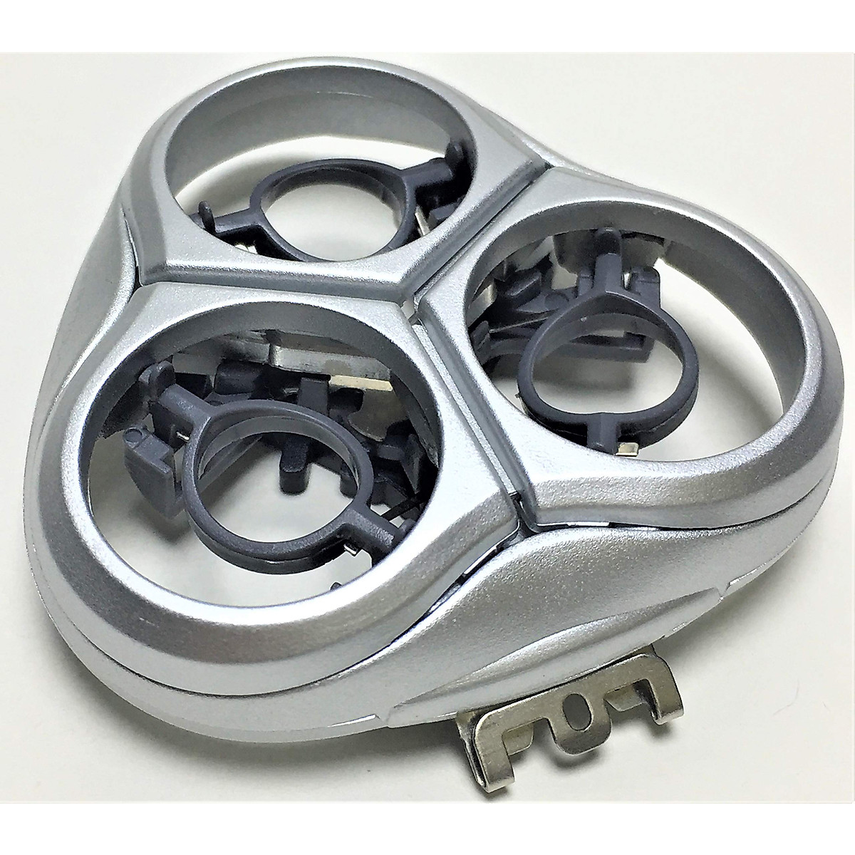 Shaver Razor Head Holder Cover & Frame Plate for Philips Norelco SmartTouch-XL HQ9100 HQ 9100XL 9100XLCC HQ9140 HQ 9140XL 9140XLCC HQ9150 HQ 9150XL 9150XLCC HQ9160 HQ 9160XL 9160XLCC Beard Silver