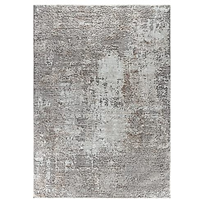 Glory Rugs Modern Abstract Area Rug 8x10 Cream Gold Faded Large Rugs Living Room Bedroom Home and Office