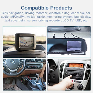 Tecreddy 2-Pack 12V 24V DC to Dual 5V USB Female DC Converter Adapter Step-Down Buck Module