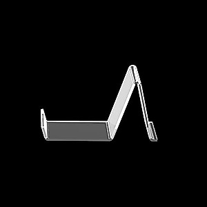 Wresty 2 Pair/4 Pcs Acrylic Shoe Store Display Stands Clear Sandal Display Stands High Heel Display Rack Holder for Home Shopping Malls