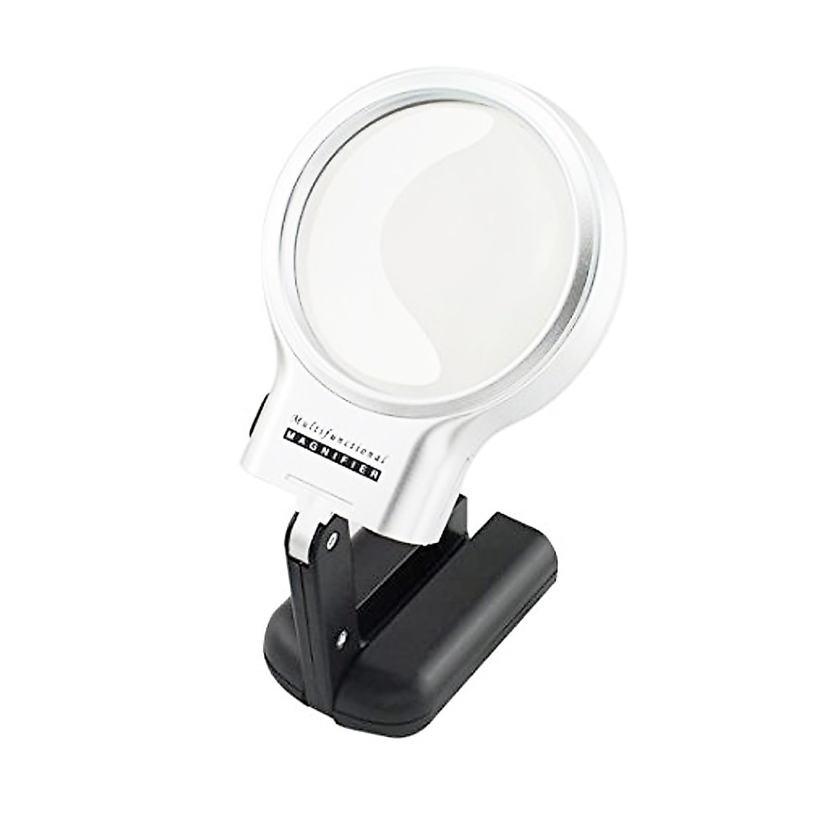 3X LED Light Hands Free Magnifying Glass with Light Stand Foldable Portable Illuminated Magnifier for Reading, Inspection, Soldering, Needlework, Repair, Hobby & Crafts