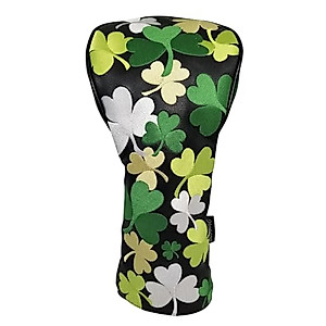 ReadyGOLF Shamrocks All-Over Embroidered Driver Headcover