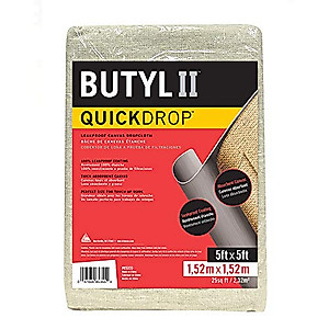 TRIMACO 85355 Paint-Drop-Cloths, 5x5 Feet