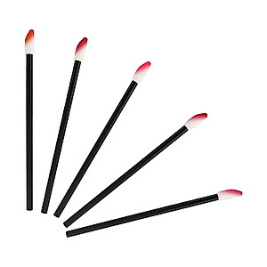 Mooerca 640PCS Disposable Lip Brushes Make Up Brush Lipstick Applicators Wands Makeup Applicators Brushes Lip gloss Applicators Tester Wands Tool Kits Makeup Beauty Tool Kits Black