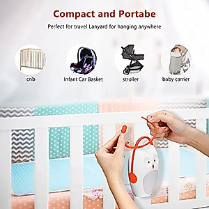 SOAIY White Noise Machine, Portable Sound Machine for Baby with Night Light, 8 Soothing Sounds and 3 Timers for Traveling, Sleeping