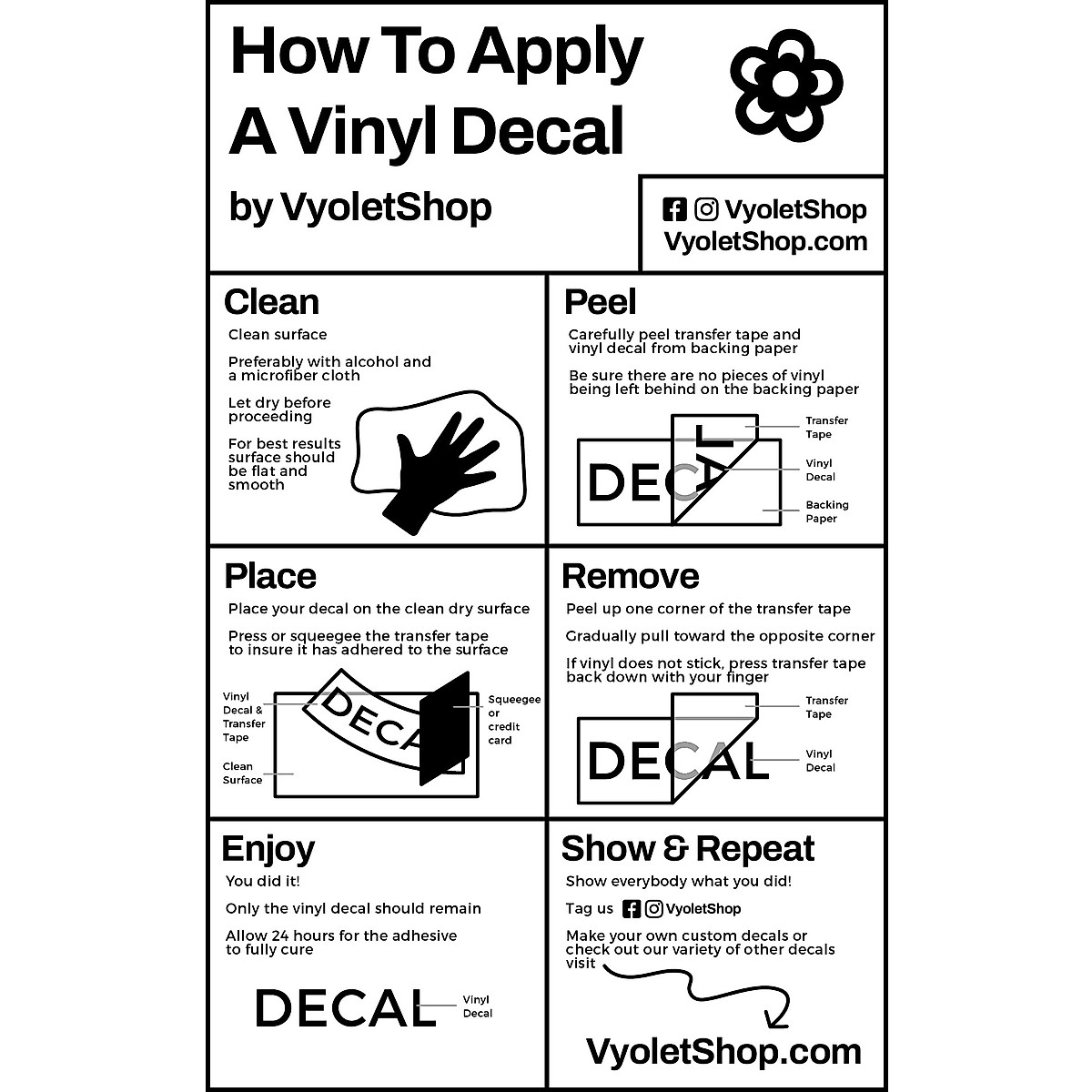 Custom Vinyl Decals | Your Own Personalized Decal | Car, Auto, Glass, Window, Business, Letters, Numbers | Any Design, Text, Image or Logo