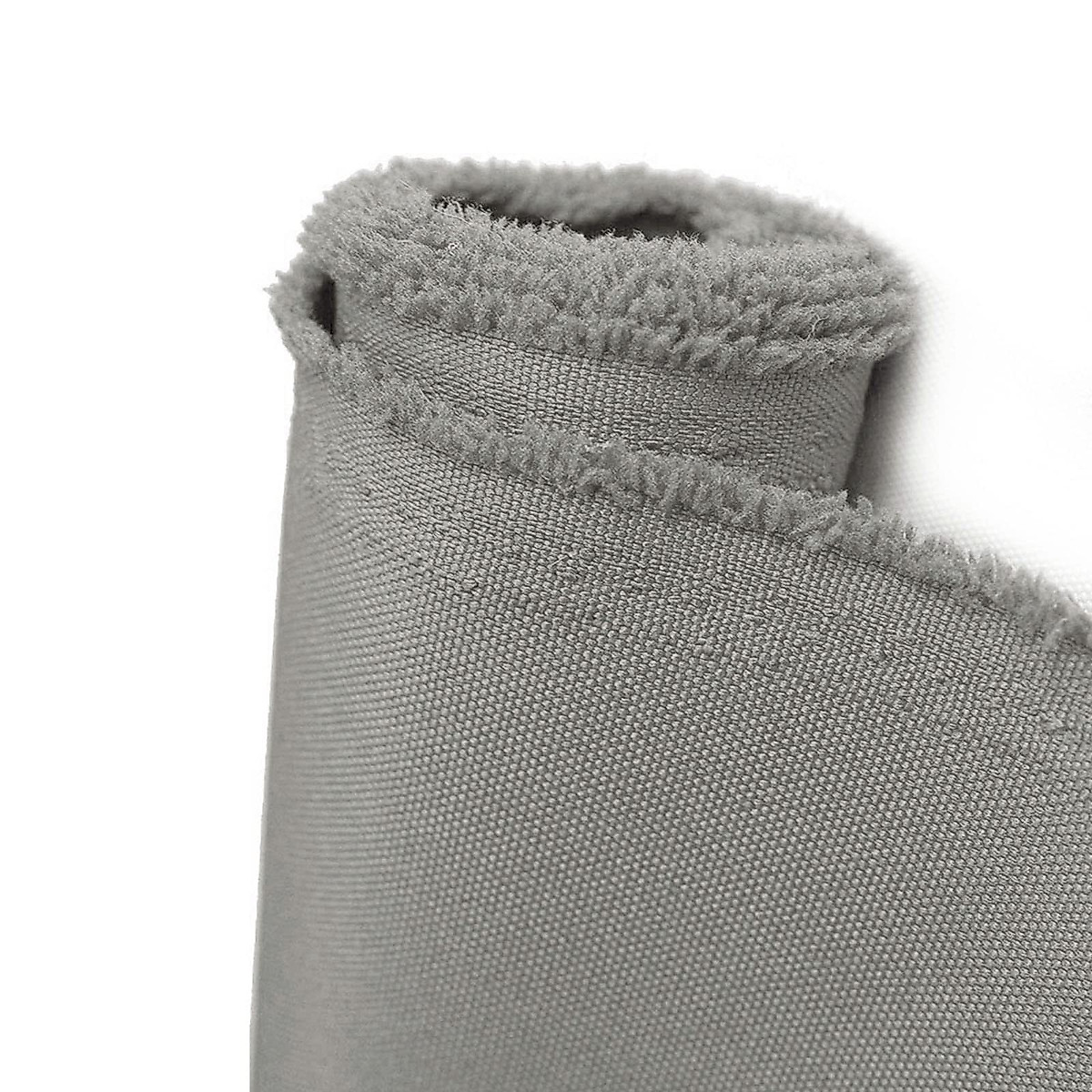 Foreate Waterproof Fabric by The Yard 600d Cordura Canvas Fabric 58 inch Wide for Indoor Outdoor Patio 1 Yard, Silver Grey