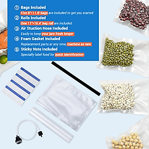 INKBIRD Vacuum Sealer Machine with 160W Double Pump, Full Automoatic Pro Vacuum Sealer for Food Preservation with Liquid/Moist/Dry Food, Food Sealer with Removable Drip Tray, Roll Storage and Cutter