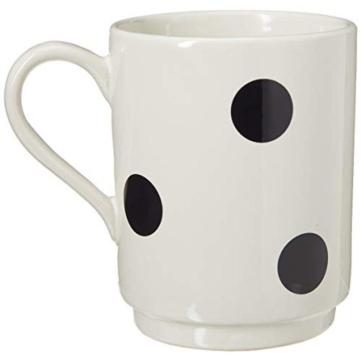 Kate Spade New York Deco Dot Mug, 0.75 LB, White