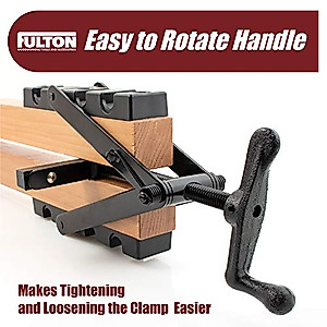 2 Pack of 4 Way Pressure Clamps For Clamping Panels - Using Pressure From All Four Directions. Ideal For Woodworkers and Cabinet and Furniture Makers (2 four way pressure clamps)