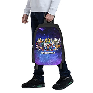 Wiqodme Un-der_tale Backpack Men Women Computer Bag Laptop Daypack for Casual Travel