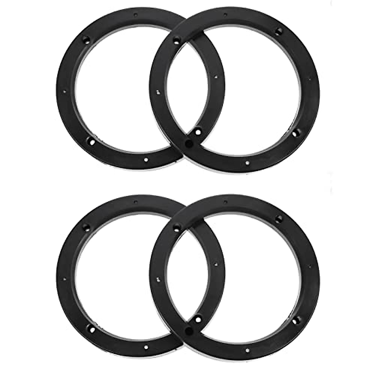 Wakauto 4 Pairs Car Speaker Spacer Adapter Sturdy Speaker Mount Bracket Ring for Car