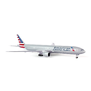 Daron Skymarks SKR715 American 777-300 New Livery Airplane Model Building Kit with Gear, 1/200-Scale , White