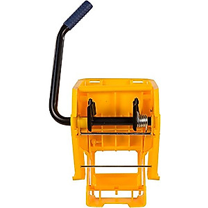 Carlisle FoodService Products 36908W04 Side Press Wringer, 15" Length x 11" Width x 9.88" Height, Yellow, For 26 qt and 35 qt Mop Bucket