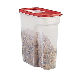 Rubbermaid Flip Top Cereal Keeper, Modular Food Storage Container, 3 Pack, (2) 22-Cup (1) 18-Cup