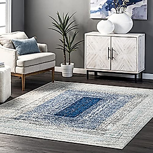 nuLOOM Pauline Contemporary Ombre Area Rug, 8' x 10', Blue