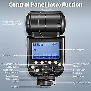 Godox TT685IIS 1/8000s HSS GN Speedlite Flash TTL TCM efficient Conversion Function Built-in Godox 2,4G X System Receiver(TT685IIS for Sony)