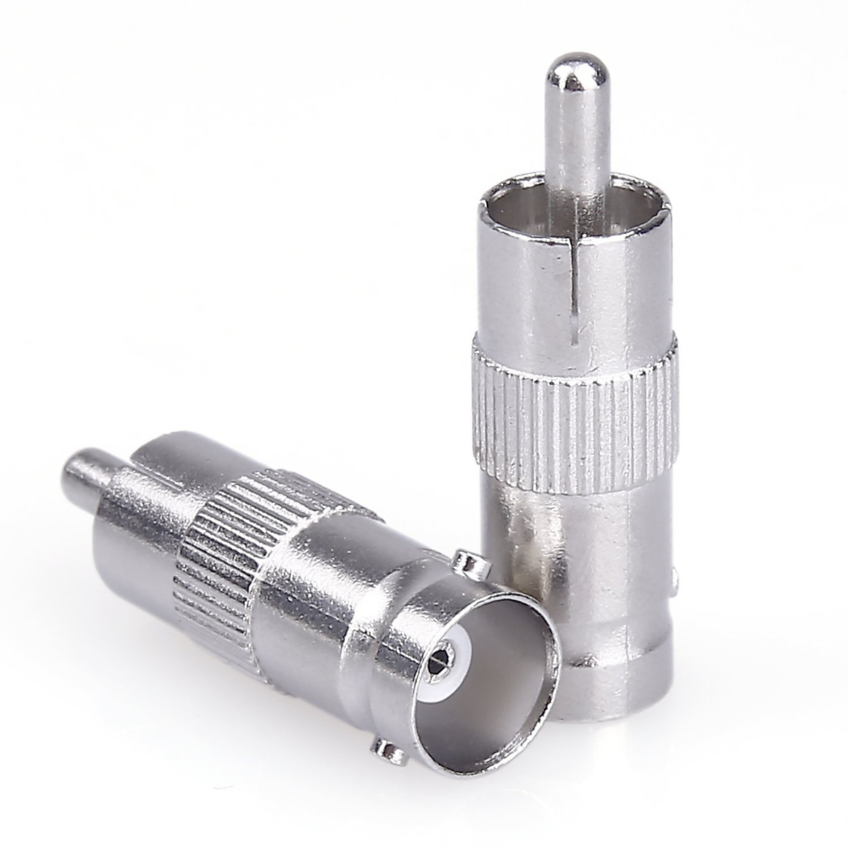 HISVISION 4 Pack 100ft BNC Video Power Cable, Security Camera Wire Cord Extension Cable, 8pcs BNC Connectors and 100pcs Clips for Surveillance System