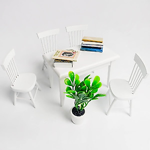 X Hot Popcorn Miniatures Dollhouse Books, 1:12 Scale Mini Books Library Bookshelf Fillers Mini House Accessories Wooden Mini Books Model Decoration for Doll House Decor 25PCS