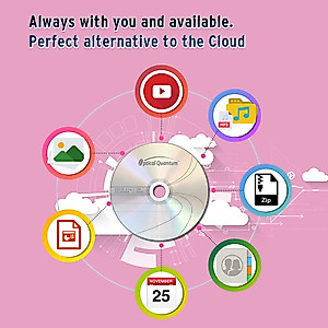 Optical Quantum DVD+R 4.7GB 16x Recordable Media Disc - 100 Spindle (FFP) OQDPR16LT-BX